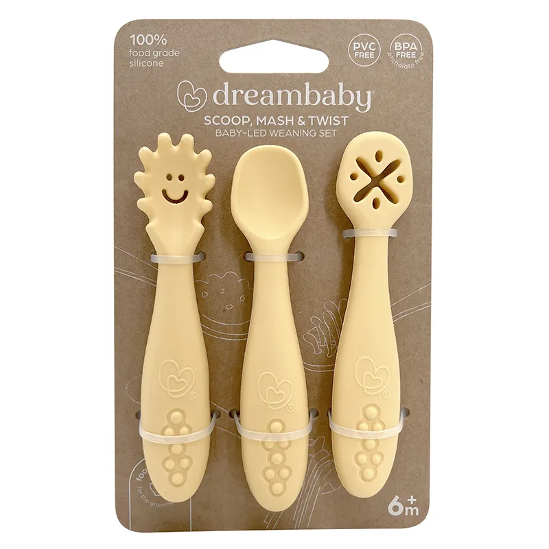 Silicone Scoop, Mash & Twist Baby-Led Weaning Set - Baby Proofers